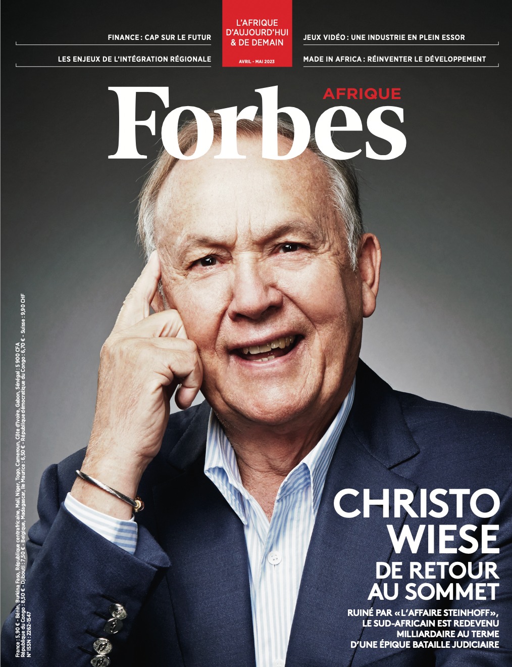 FORBES AFRIQUE N 72 / CHRISTO WIESE, DE RETOUR AU SOMMET - Forbes Afrique